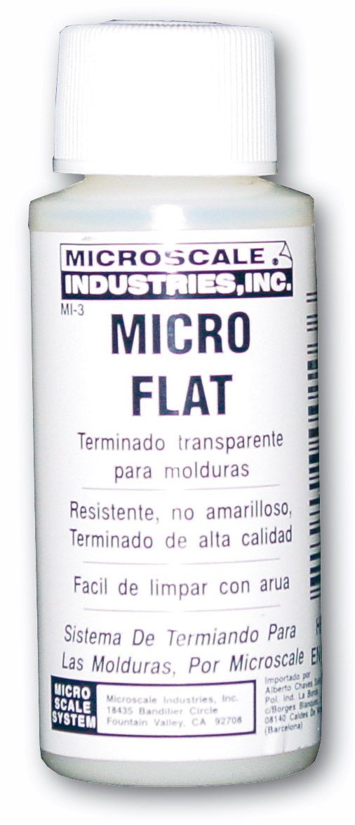 Micro flat, barniz mate, MI-3. Marca Microscale. Ref: MI-3