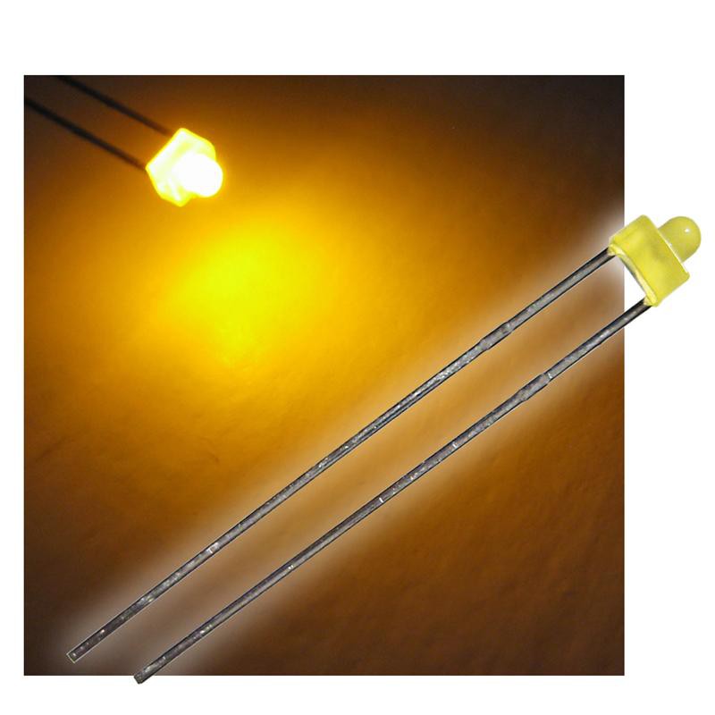 Led Naranja de 1,8 mm con resistencia.
